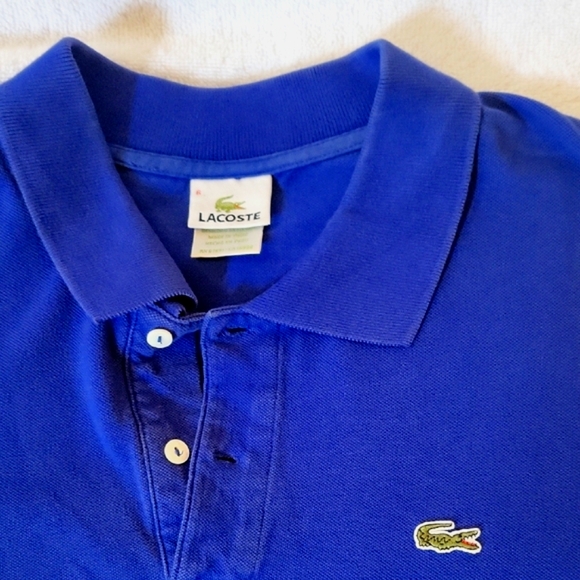 Lacoste | Shirts | Lacoste Royal Blue Polo With Crocodile Logo | Poshmark